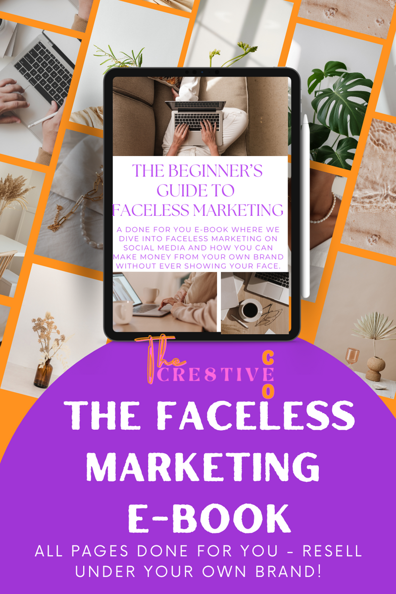 Faceless Marketing E-Book (Done For You with PLR Rights) – Spa Bliss By ...